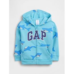 GAP Sweatjacke in Hellblau - 48% | Gr&ouml;&szlig;e 104 | Kinder-sweatshirts-jacken