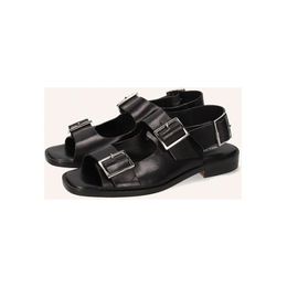 Melvin & Hamilton MELVIN & HAMILTON Leder-Sandalen "Everly" in Schwarz - 53% | Gr&ouml;&szlig;e 36 | Damen-sandalen