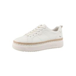 Mustang Shoes Sneakers "Amely" in Wei&szlig; - 46% | Gr&ouml;&szlig;e 39 | Damen-sneakers