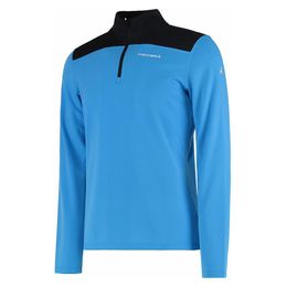 Fischer Funktionslongsleeve "Base Pro" in Blau - 32% | Gr&ouml;&szlig;e L | Herren-sportshirts