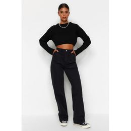 Trendyol Jeans - Comfort fit - in Schwarz - 73% | Gr&ouml;&szlig;e 32 | Damenjeans