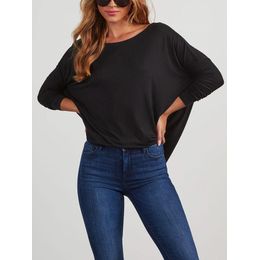 Milan Kiss Bluse in Schwarz - 58% | Gr&ouml;&szlig;e M | Damen-blusen