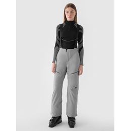 4F Ski-/ Snowboardhose in Grau - 58% | Gr&ouml;&szlig;e L | Damen-sporthosen