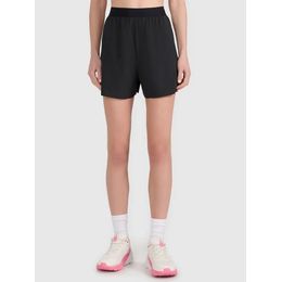 4F Trainingsshorts in Schwarz/ Pink - 50% | Gr&ouml;&szlig;e L | Damen-sporthosen