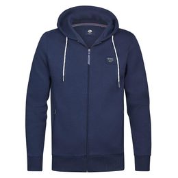 PETROL INDUSTRIES Sweatjacke in Dunkelblau - 49% | Gr&ouml;&szlig;e XL | Herren-sweatshirts-jacken