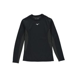 Mizuno Funktionsshirt "Mid Weight" in Schwarz - 46% | Gr&ouml;&szlig;e 140 | Kinder-oberteile