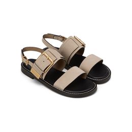 Marc O'Polo Marc O ́Polo Leder-Sandalen in Beige - 41% | Gr&ouml;&szlig;e 41 | Damen-sandalen