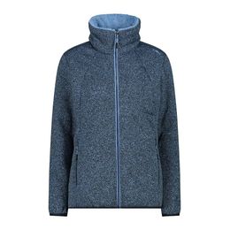 CMP Fleecejacke in Blau/ Schwarz - 64% | Gr&ouml;&szlig;e 36 | Damenjacken