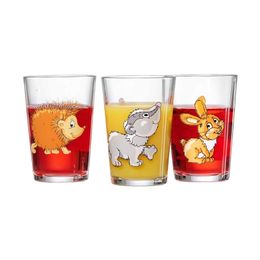 Ritzenhoff & Breker Ritzenhoff & Breker Kindergl&auml;ser Waldtiere 205 ml 3er Set