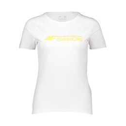 4F Shirt in Wei&szlig; - 46% | Gr&ouml;&szlig;e XS | Damen-tops