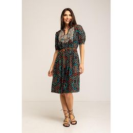 Peace & Love Kleid in Schwarz/ Bunt - 67% | Gr&ouml;&szlig;e M | Damen-kleider