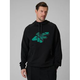 4F Hoodie in Schwarz - 35% | Gr&ouml;&szlig;e L | Herren-sweatshirts-jacken