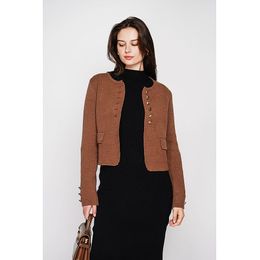C& Jo Cardigan in Cognac - 72% | Gr&ouml;&szlig;e 36 | Damen-pullover-cardigans