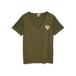 V&eacute;ro Moda Vero Moda Shirt in Khaki - 34% | Gr&ouml;&szlig;e M | Damen-tops