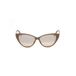 Jimmy Choo Damen-Sonnenbrille in Hellbraun/ Grau - 67% | Gr&ouml;&szlig;e 57 | Damen-brillen