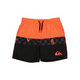 Billabong Badeshorts in Schwarz/ Orange - 79% | Gr&ouml;&szlig;e 164 | Kinder-bademode
