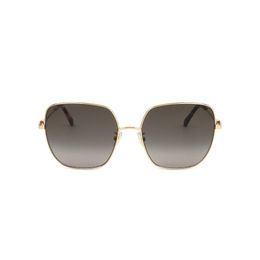 Jimmy Choo Damen-Sonnenbrille in Gold/ Grau - 64% | Gr&ouml;&szlig;e 60 | Damen-brillen