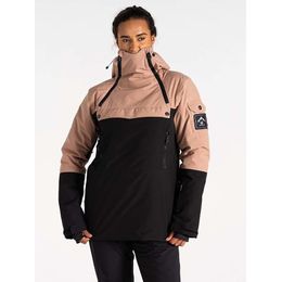 Dare 2b Ski-/ Snowboardjacke "Slide Out" in Beige/ Schwarz - 70% | Gr&ouml;&szlig;e 42 | Damen-outdoorjacken