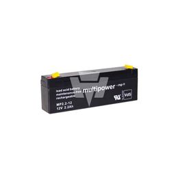 H&uuml;ckmann H&uuml;ckmann Multipower Blei-Akku MP2, 2-12 Pb12V/2, 2Ah 301074)