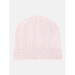 Perfect Cashmere Kaschmir-M&uuml;tze "Cleo" in Rosa - 58% | Damen-muetzen-caps