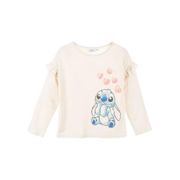 Lilo and Stitch Lilo & Stitch Longsleeve "Lilo & Stitch" in Creme - 52% | Gr&ouml;&szlig;e 104 | Kinder-longsleeves