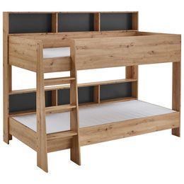 Boxxx Etagenbett, Eiche Artisan, Holzwerkstoff, 90x200 cm, Kinder- & Jugendzimmer, Kinderm&ouml;bel, Kinderbetten, Etagenbetten