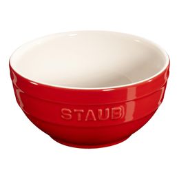 Staub Ceramique Sch&uuml;ssel 12 cm, rund, Kirsch-Rot, Keramik