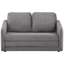 Mid.you Schlafsofa, Grau, Textil, 2-Sitzer, F&uuml;llung: Polyester, 139x84x72 cm, Liegefunktion, Kinder- & Jugendzimmer, Jugendm&ouml;bel, Jugendsofas
