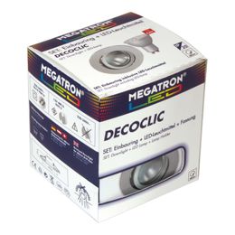 MEGATRON LED-Einbauspot Set 2800K eb MT75403)
