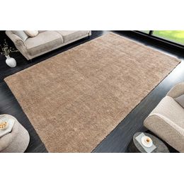 Riess Ambiente Design Teppich CLOUD 9 230x160cm beige Hochflor Indoor-Teppich Riess-Ambiente rechteckig Boheme Modern Natur Skandinavisch