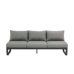 Zebra Sofa Lounge 3-Sitzer Fly grau Ma&szlig;e (cm): B: 207 H: 82 T: 70.0 &raquo; M&ouml;bel Kraft