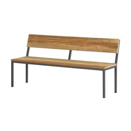 Zebra Garten-Bank Alex - holzfarben - Materialmix - 168 cm - 82 cm - cm 57,0 - M&ouml;bel Kraft