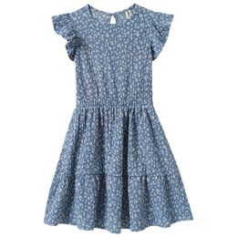 Yigga M&auml;dchen Kleid im Millefleur-Dessin