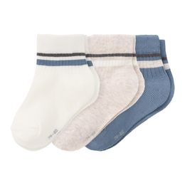 Topomini 3 Paar Baby Tennissocken kn&ouml;chelhoch