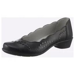 Pumps Casual Looks, Damen, Gr. 37, schwarz, Glattleder, Schuhe Pumps