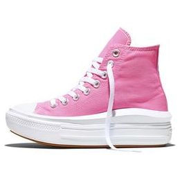 Sneaker Converse "CHUCK TAYLOR ALL STAR MOVE PLATFOR", Damen, Gr. 39, pink, wei&szlig;, schwarz, Textil, Schuhe Sneaker