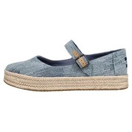 Toms Shoes Espadrille TOMS "TOMS Halbschuhe Textil", Damen, Gr. 41, blau, Textil, Schuhe Espadrille
