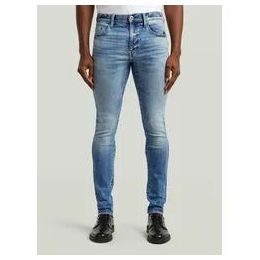 G-Star Raw 5-Pocket-Jeans G-STAR "Revend Fwd Skinny Jeans", Herren, Gr. 30, L&auml;nge 34, faded blau halite, Obermaterial: 92% Baumwolle, 6% Elastomultiester, 2% Elasthan, Jeans 5-Pocket-Jeans