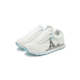 Lascana Sneaker 'Freizeitschuh, Schn&uuml;rhalbschuh,' blau Gr. 39 f&uuml;r Damen. Mit Druck, Print