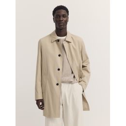 Kurzmantel Bugatti "Regular Fit", Herren, Gr. 54, 40, beige, 67% Baumwolle, 29% Polyester, 4% Elasthan, unifarben, regular fit, M&auml;ntel Kurzmantel, wasserabweisend und PFC-frei