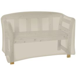 Abdeckhaube Tepro "Universal", beige, B:130cm H:80cm T:80cm, Polyester, H&uuml;llen, f&uuml;r 2-Sitzer Gartenbank