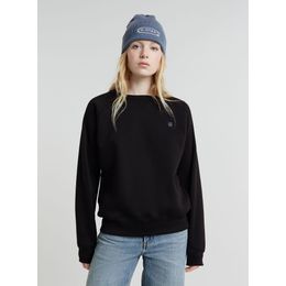 G-Star Raw Longpullover G-STAR "Premium Core 2.0 Sweatshirt", Damen, Gr. S, dk schwarz, Obermaterial: 55% Baumwolle, 45% Polyester, Pullover Longpullover
