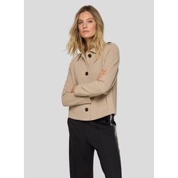 Jackenblazer Rabe "Jacke", Damen, Gr. 46, beige, 69%Polyester 29%Viskose 2%Elasthan, Blazer