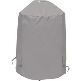 Grill-Schutzh&uuml;lle Tepro, grau, B:73cm H:90cm L:73cm, Polyester, Planen, BxLxH: 73x73x90 cm, f&uuml;r Kugelgrill gro&szlig;