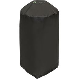 Grill-Schutzh&uuml;lle Tepro, schwarz, B:57cm H:85cm L:57cm, Polyethylen (PE), Planen, BxLxH: 57x57x85 cm, f&uuml;r Kugelgrill klein