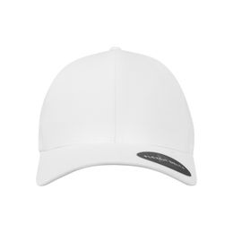 Flex Cap Flexfit "Flexfit Unisex Flexfit Delta", Gr. L/XL, wei&szlig;, 92% Polyester, 8% Elasthan, unifarben, Caps