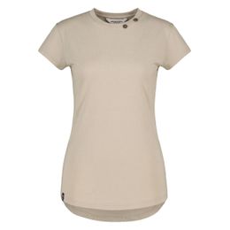 alife and kickin Rundhalsshirt ALIFE & KICKIN "Damen TabithaAK A Kurzarmshirt, Shirt", Damen, Gr. L, pumice, 50% Viskose, 50% Baumwolle, Shirts Rundhalsshirt, leichtes T-Shirt aus Materialmix mit Rundhals und Modal