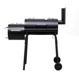 Smoker Tepro "Mini Smoker Wichita", schwarz, B:115cm H:116cm T:64cm, Grills, BxTxH: 115x63,5x116,5 cm