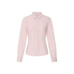 Hemdbluse oxmo "Hemdbluse OXNIlla", Damen, Gr. 40, rosa (rose smoke), Obermaterial: 100% Viskose LENZING ECOVERO CV LenzEcov., Blusen Hemdbluse