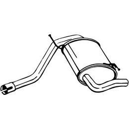 BOSAL Endschalld&auml;mpfer 200219 f&uuml;r DACIA